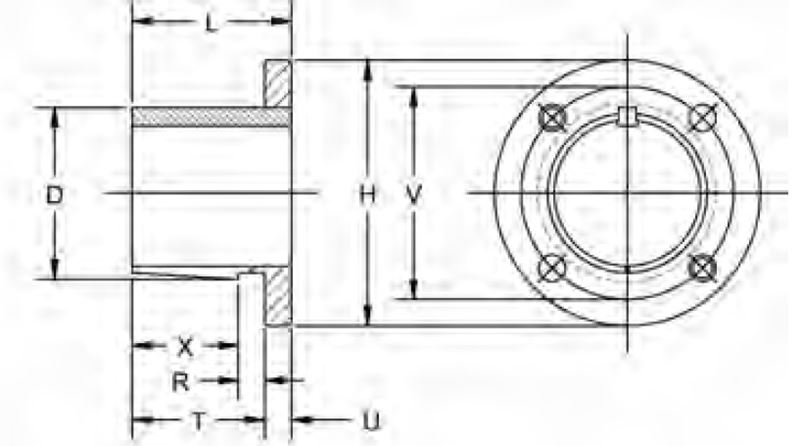 Hub Number G1-Type 2, Split Taper Bushings On Tsubaki of Canada Limited